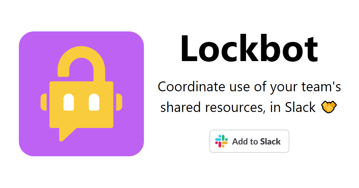 Lockbot 🔒